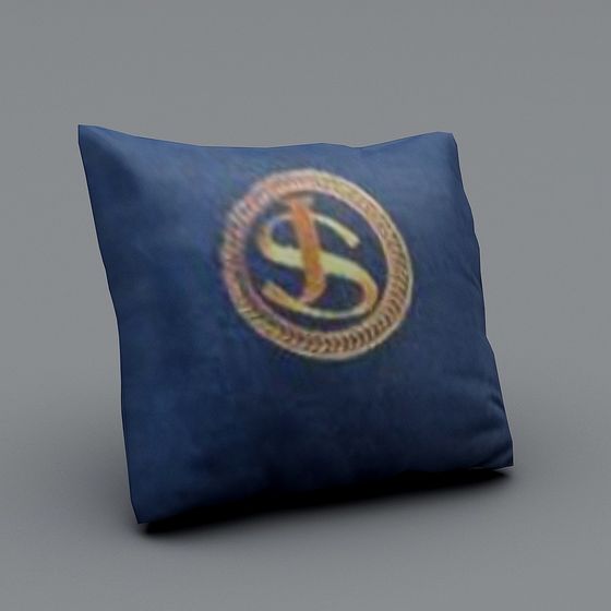 Mysterious Emblem Cushion 3D model