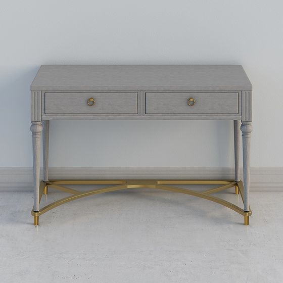 Luxe Console Table 3D model