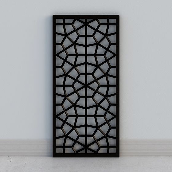 Geometric Light Shadow Screen 3D Model