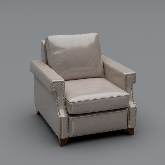 Luxurious Modern Sofa Chair 3D model