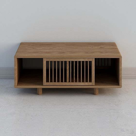 City Window TV Stand 3D model