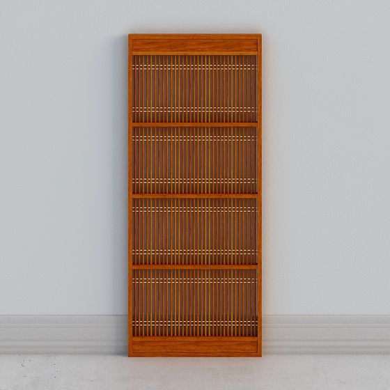 Wooden Louver 3D model - Low Poly Design