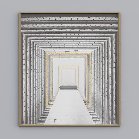 Infinite Corridor 3D model