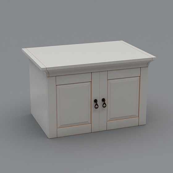 Minimalist Storage Cabinet 3D model