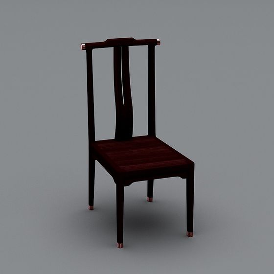 Stylish Simple Chair 3D model for Modern Interiors