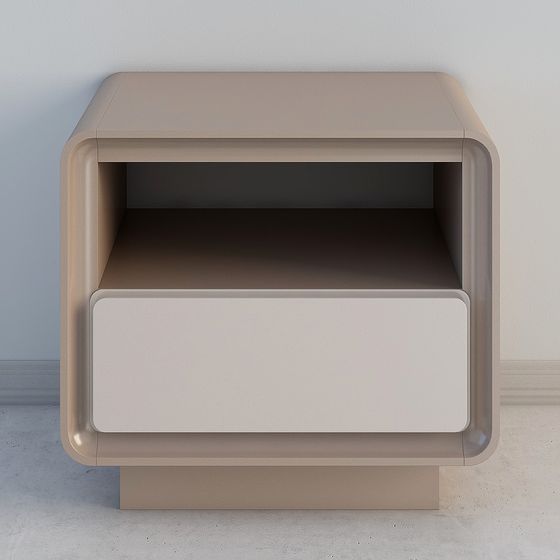 Urban Elegance Bedside Table 3D model for Contemporary Design