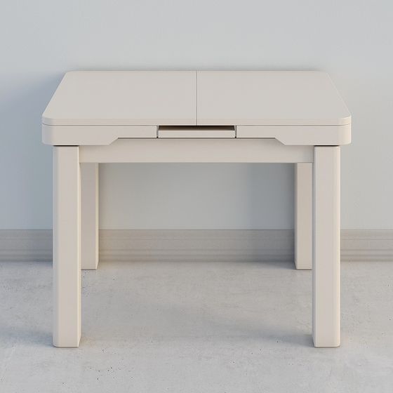 Stylish Expandable Dining Table 3D model