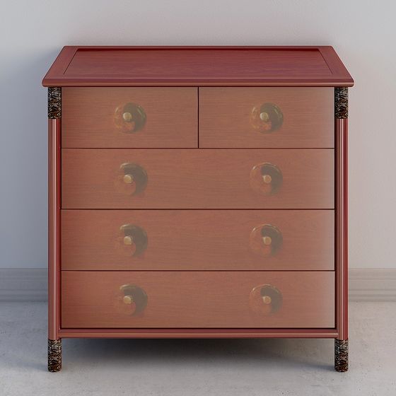 Vintage Dresser 3D model