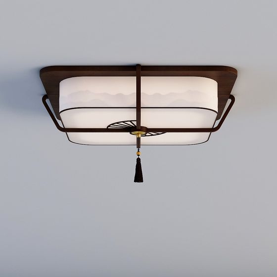 Elegant Fusion Lighting Fixture 3D model