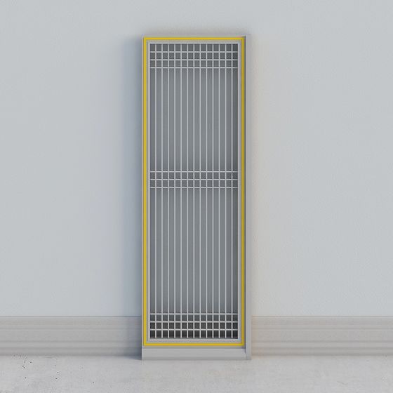 Stylish Low-Polygon Futuristic Divider 3D model