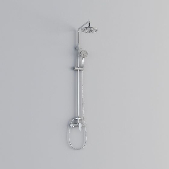 Minimalist Shower System 3D model