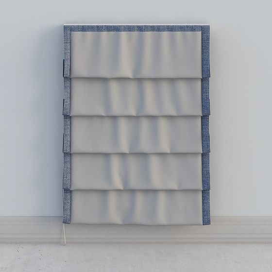 Stylish Roman Shade 3D model for Interior Design