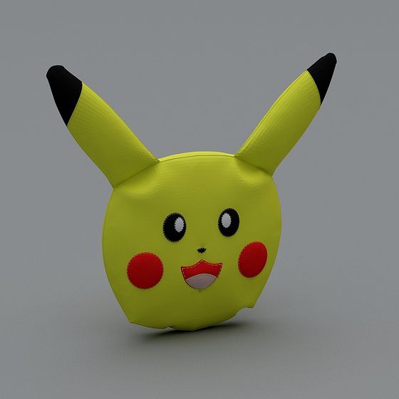 Charming Pikachu 3D Model for Designers