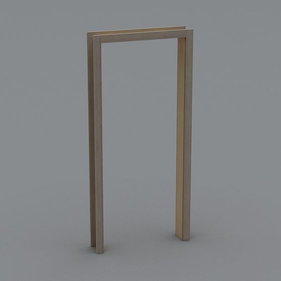 Minimalist Door Frame 3D Model