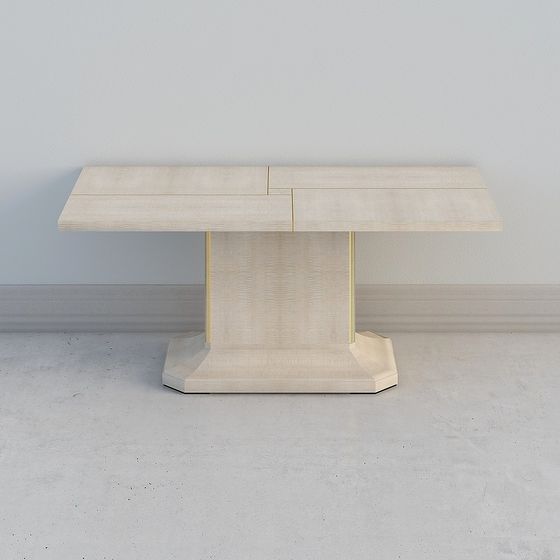 Urban Style Dining Table 3D model for Modern Spaces