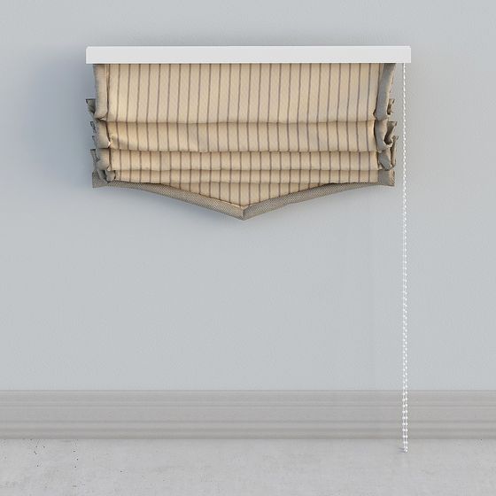 Stylish Roman Shade 3D model for Interior Design