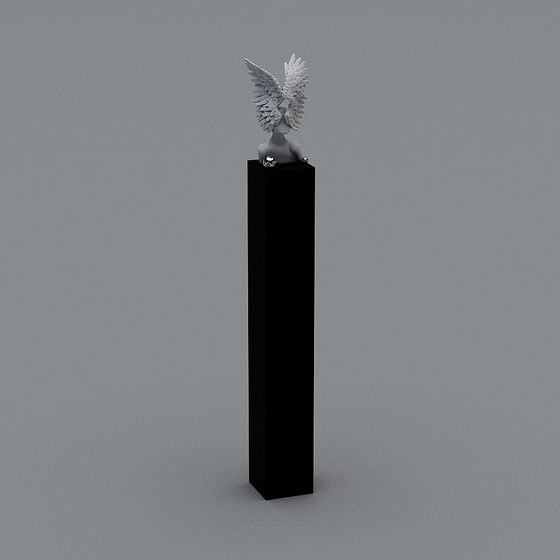 Stunning Angel Column 3D model