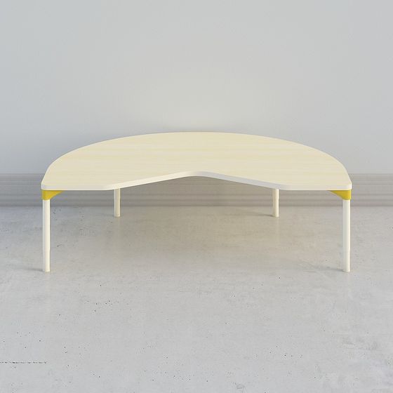 Sleek Streamlined Coffee Table 3D model