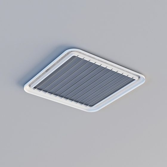 Sleek Ceiling Vent 3D model Design