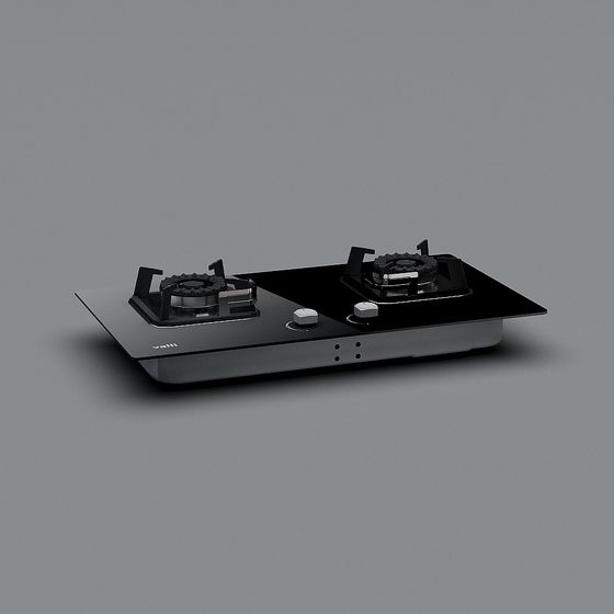 Sleek Modern Gas Stove 3D model