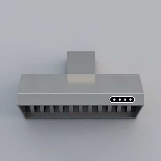 Stylish Kitchen Hood 3D model for Modern Spaces