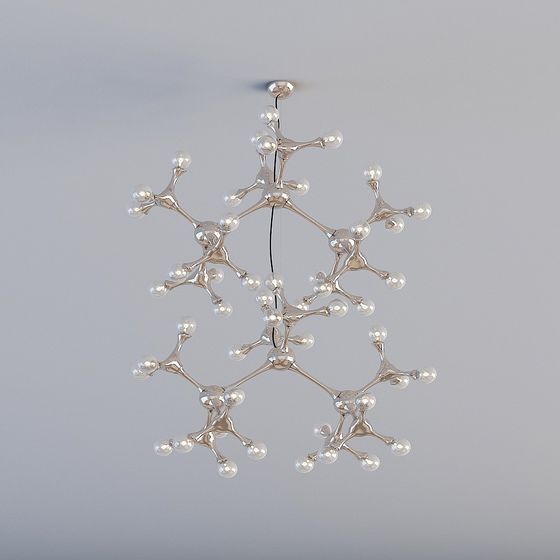 Molecular Structure Pendant Light 3D model