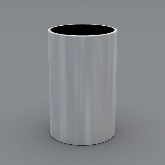 Elegant Low-Poly Cylinder 3D Model