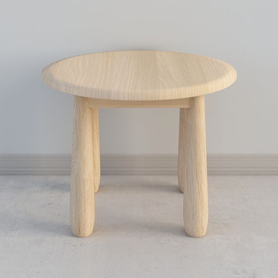 Elegant Round Table 3D model for Modern Design