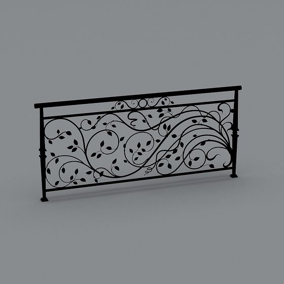 Vines Rail 3D model