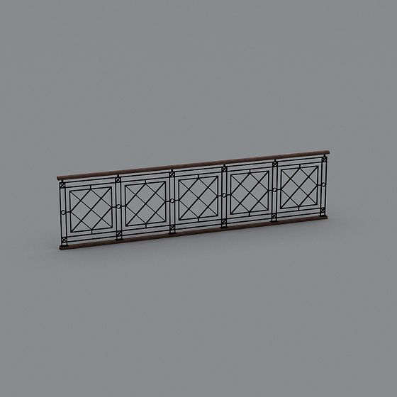 Vintage Rail 3D Model