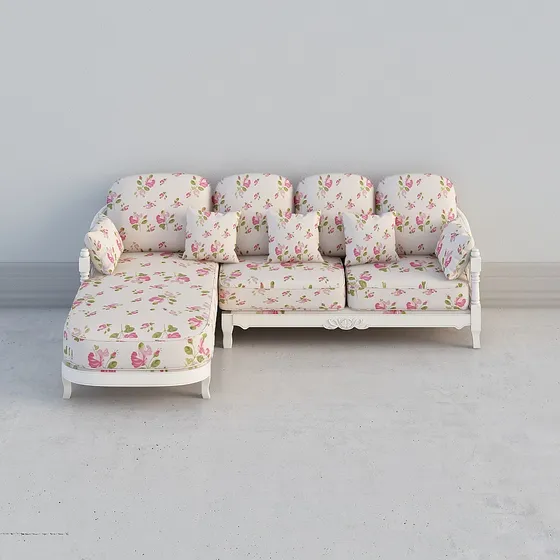 floral corner sofa