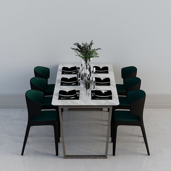 Urban Dining Table 3D model