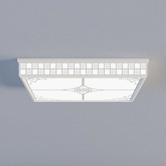 Elegant Ceiling Light Fixture 3D model