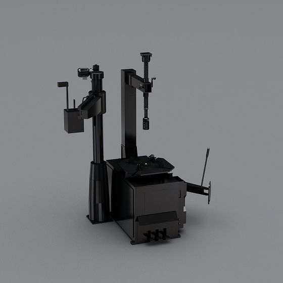 Unique Low-Polygon Industrial Aesthetic 3D Model