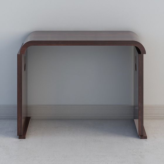 Streamlined Desk 3D model