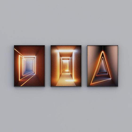 Neon Pathway 3D model