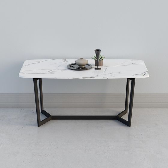 Urban Style Dining Table 3D model