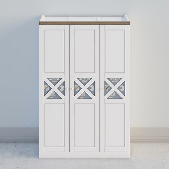 Simple Wardrobe 3D model – Stylish and Functional