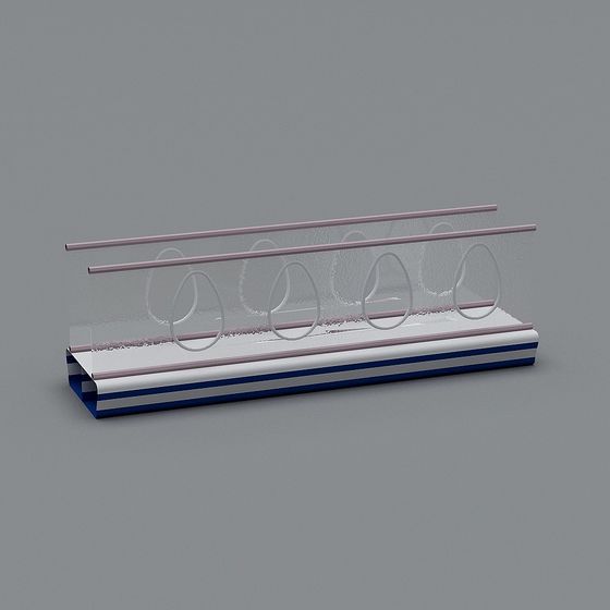 Stylish Urban Bridge 3D model for Creative Projects