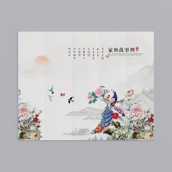 Oriental Aesthetic 3D Model for Creative Projects