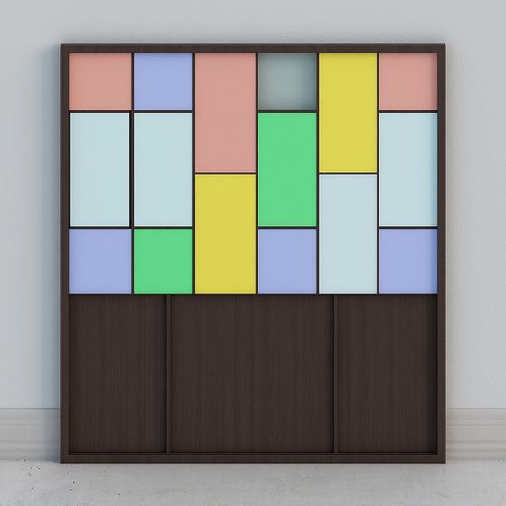 Colorful Geometric Screen 3D model