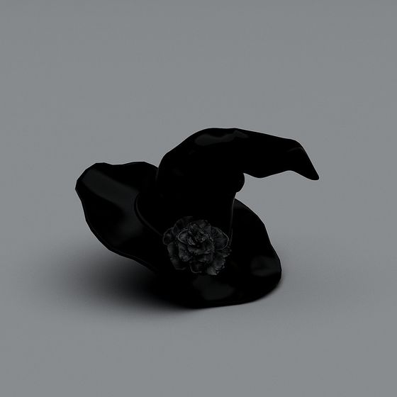 Wizard Hat Low-Poly 3D Model
