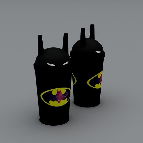 Batman Trash Bin 3D model - A Symbol of Justice