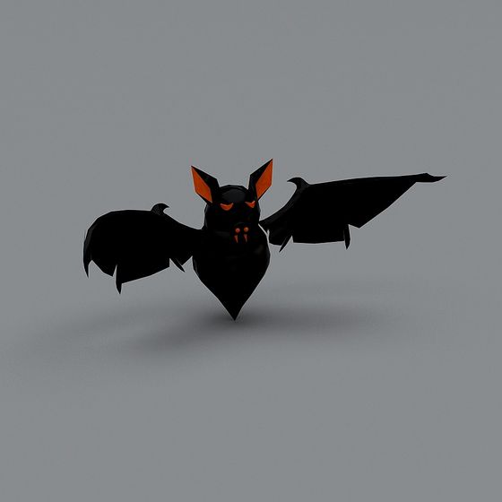 Mysterious Ghost Bat 3D model