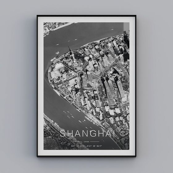 Shanghai Cityscape 3D Model