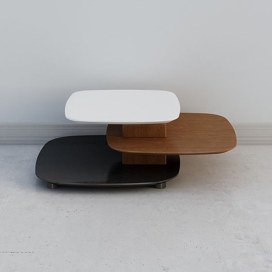 Streamlined Coffee Table 3D model