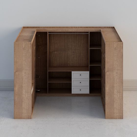 Urban Closet 3D model for Modern Aesthetics