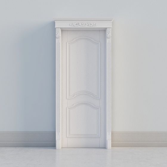 Elegant Classical Door 3D model