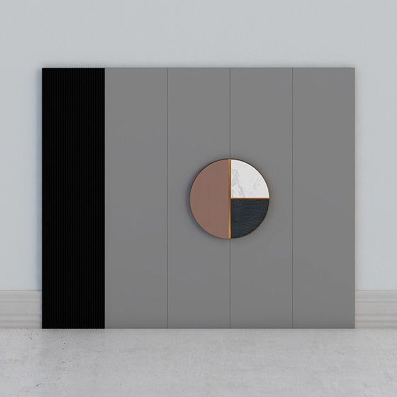 Abstract Geometric Door 3D model