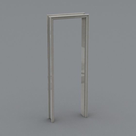 Minimalist Metal Door Frame 3D model